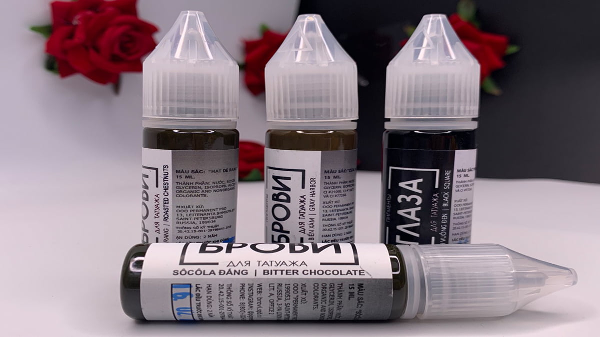 Đánh giá dòng sản phẩm mực xăm Brovi xuất xứ từ Nga